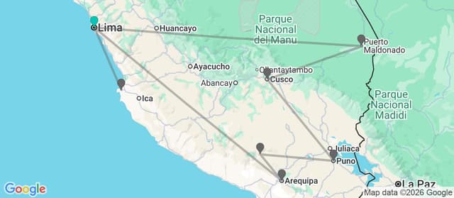 All of Peru: from the Amazon to the desert